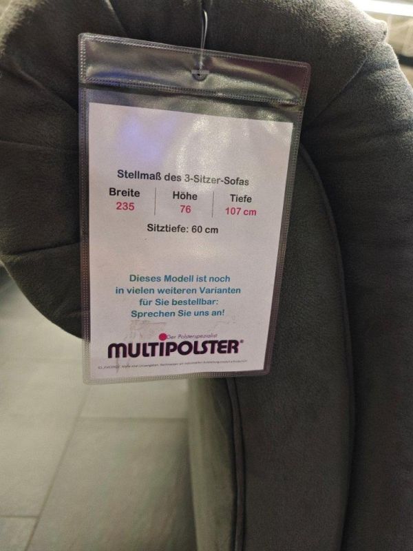 Sofa Couch Polstergarnitur Chesterfield Piacenza | 3-Sitzer Sofa ...